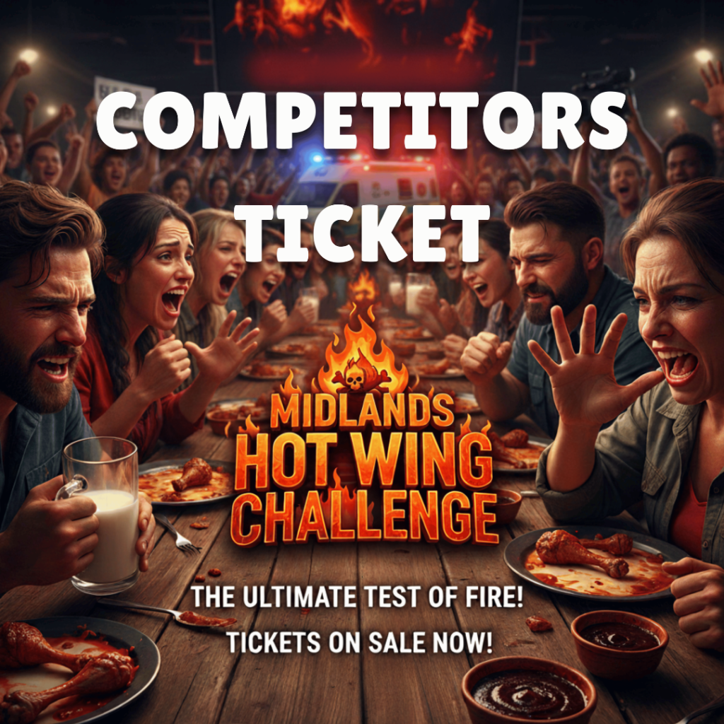 Midlands Hot Wing Challenge (Competitors Ticket) – Locally Sauced